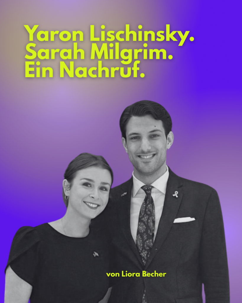Yaron Lischinsky und Sarah Milgrim hatten Träume, Pläne und ein ...